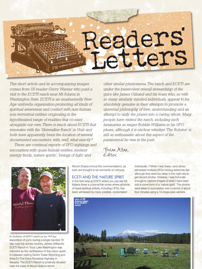 ECETI Ranch UFO and Spirit Encounters | PDF | Unidentified Flying ...