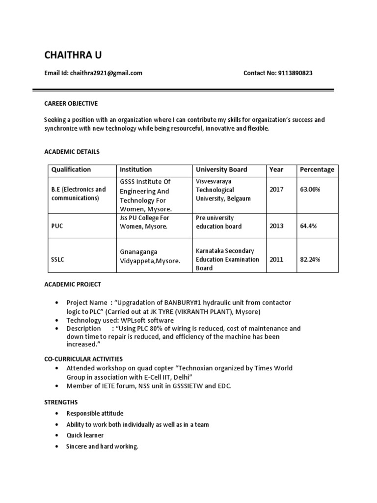 Chaithra Updated Resume 2022 | PDF | Software Engineering | Software