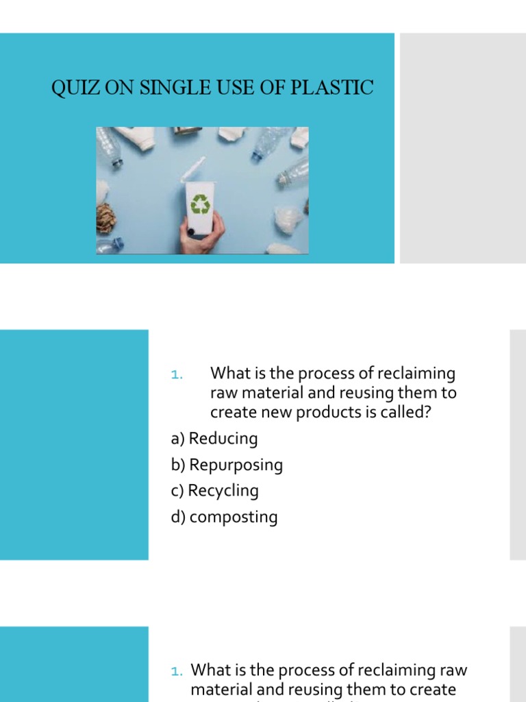 Single Use Plastic Presentation | PDF