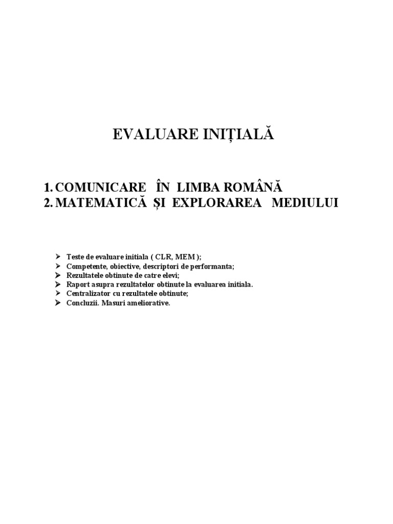 Fisa de Evaluare | PDF