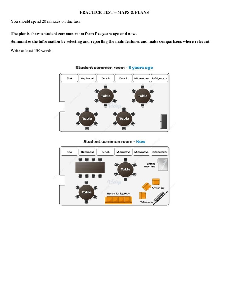 Ielts Writing Task 1-Map-November 30 | PDF