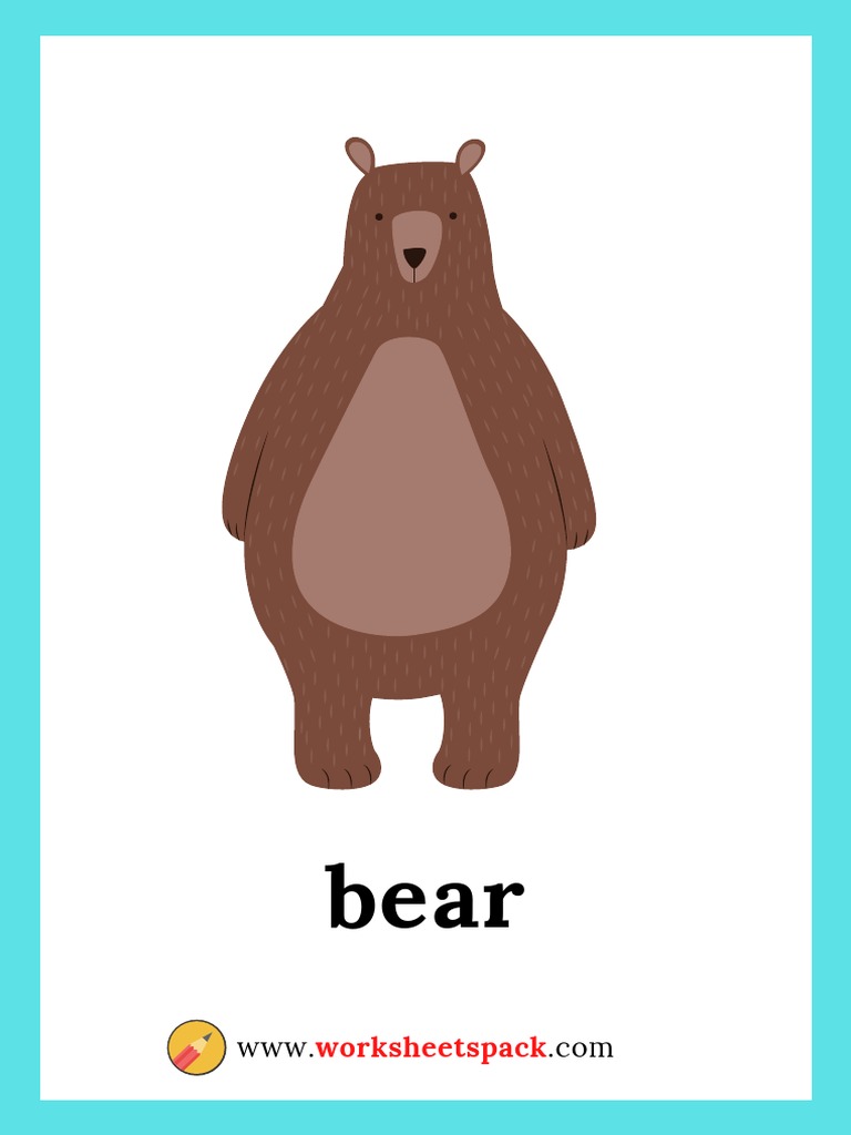 Zoo Animal Flashcards Free Printable 1 | PDF