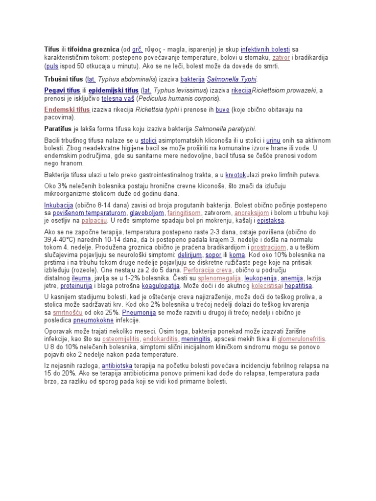 Tifus | PDF