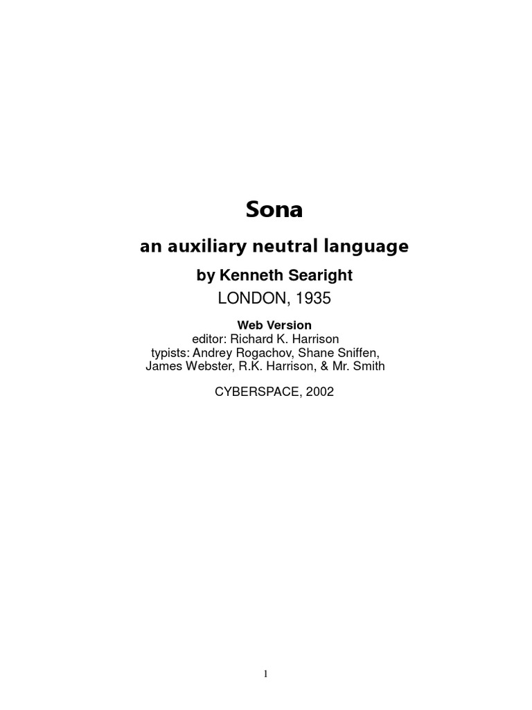 Sona PDF | PDF | Linguistic Morphology | Grammar
