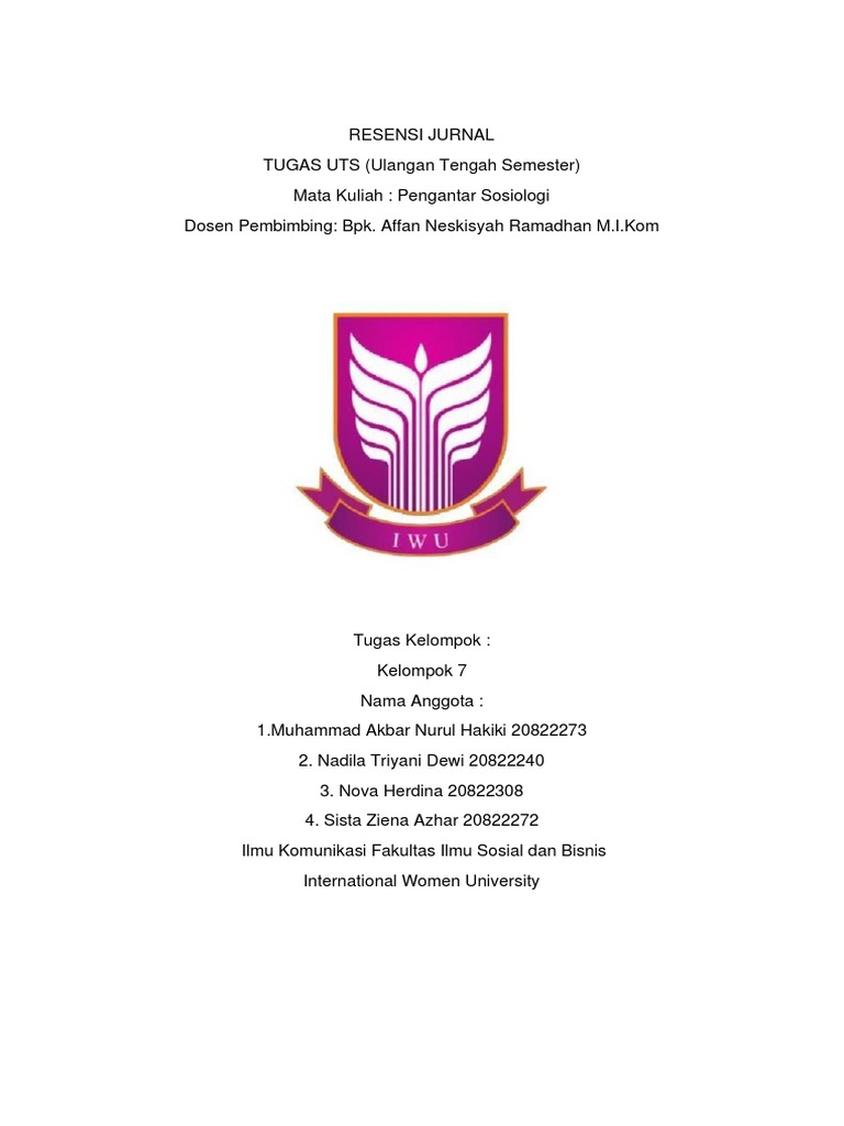 Resensi Jurnal UTS PS - Kel7-2 | PDF