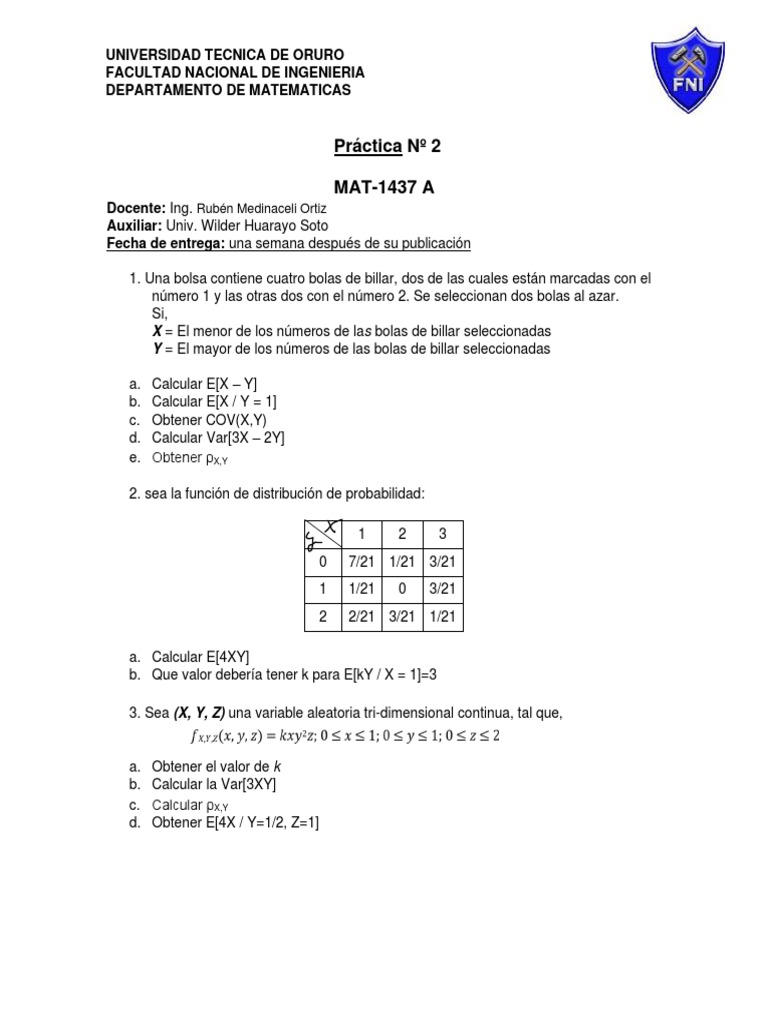 Práctica #2 - (2 - 2022) | PDF