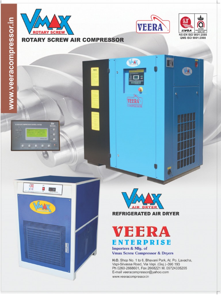 Vmax Screw & Dryer Catalogs | PDF