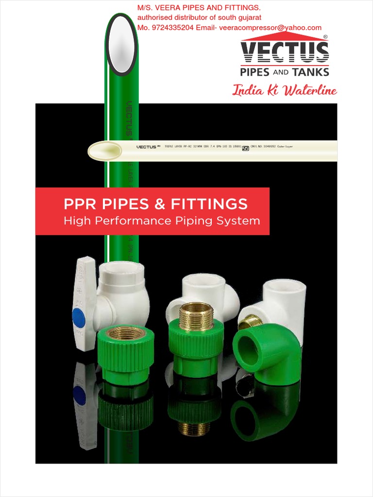 Vectus PPRC Pipes and Fittings | PDF | Pipe (Fluid Conveyance ...