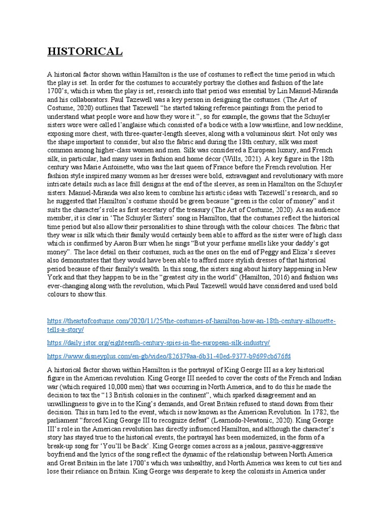 Hamilton Research1 | Download Free PDF | Hamilton (Musical) | Lin ...
