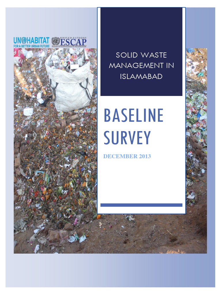 Islamabad Solid Waste Management Survey | PDF | Waste Management ...
