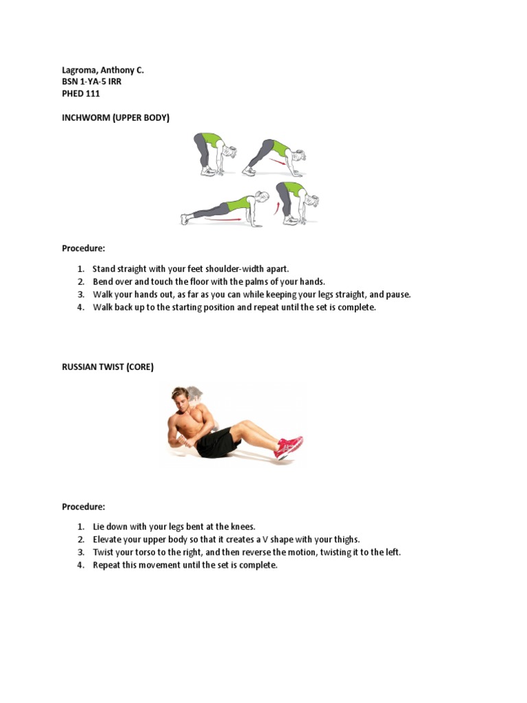 Lagroma Anthony Circuit Training | PDF