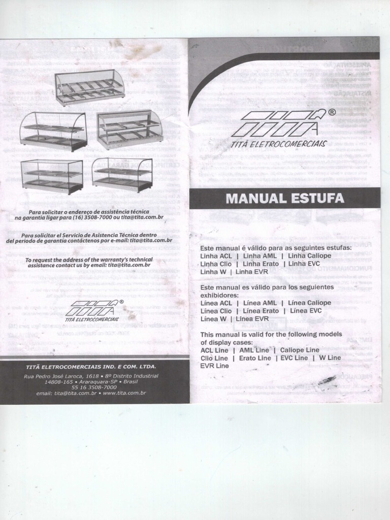 Manual Estufa Titã | PDF