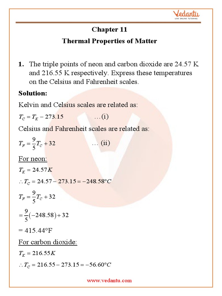 Triple Points of Neon and CO2 Explained | PDF | Celsius | Phase (Matter)