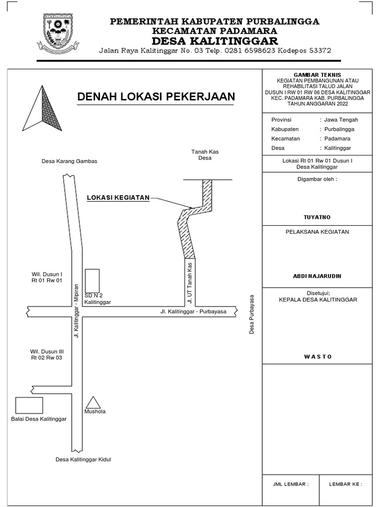 Denah Gambar Kerja | PDF