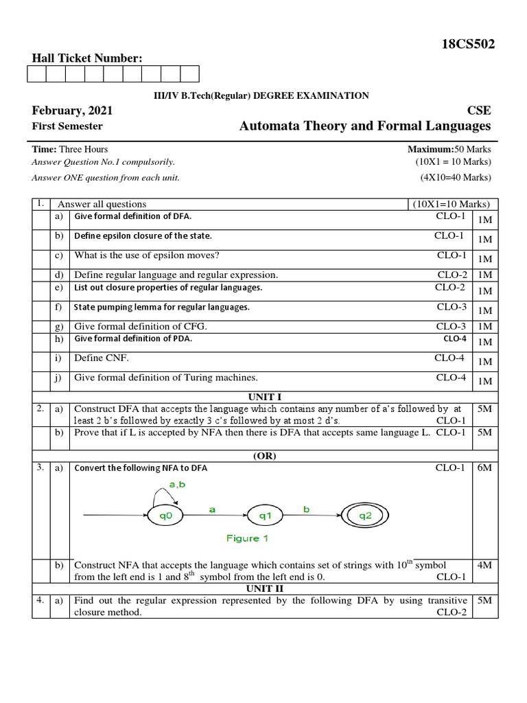 Atfl Pdf Metalogic String Computer Science