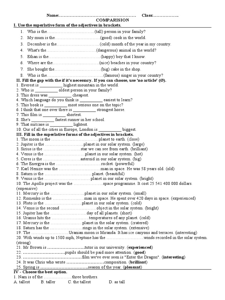 Comparing and Contrasting Through Superlatives: An Analysis of ...