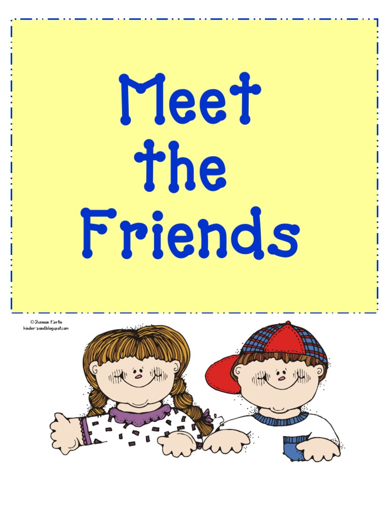 Meet the Friends Worksheet | PDF
