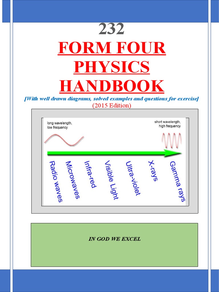 Form Four Physics Handbook: Lenses | PDF | Eye | Acceleration