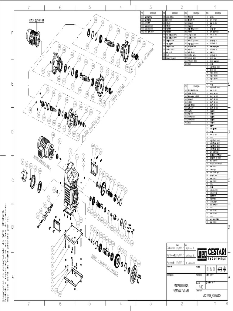 Redutor Cestari Vertimax V66Z - PT 200 TC 002 | PDF