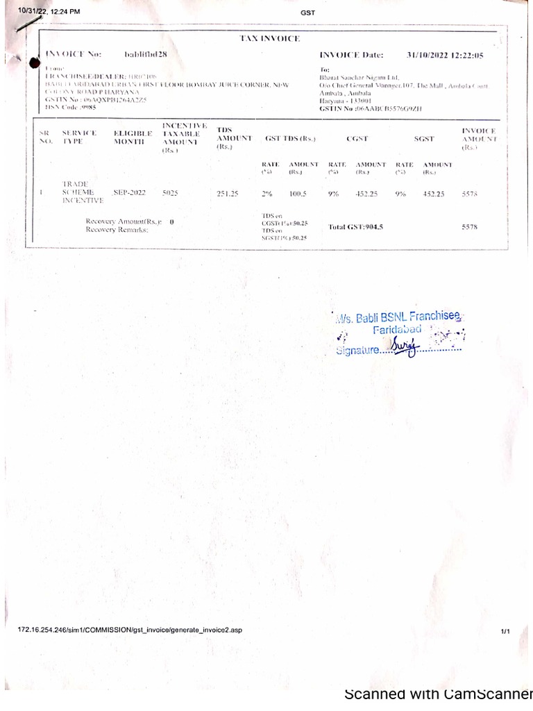 Babli FBD Sep'2022 | PDF