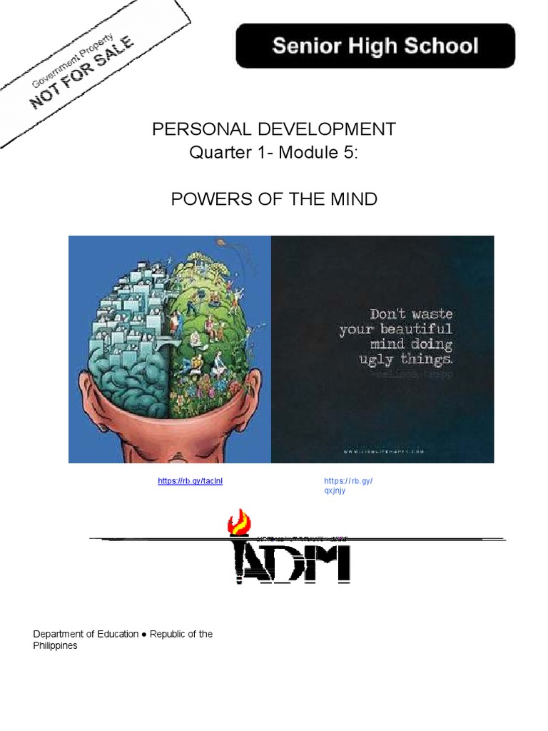 PerDev - Q1 - Module 5 - Powers of The Mind | PDF | Central Nervous ...