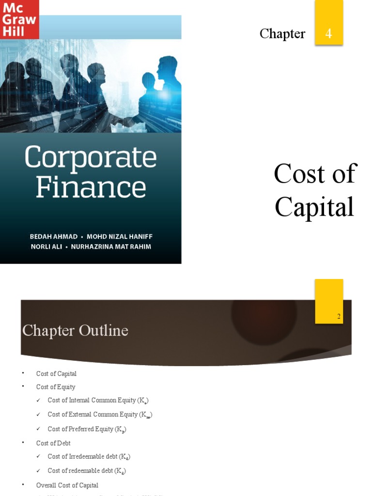 CF 1e PPT Slides Chap04.1 Edited Version | PDF | Cost Of Capital ...