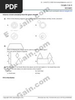 Math Problem Solving Questions | PDF | Area | Elementary Geometry