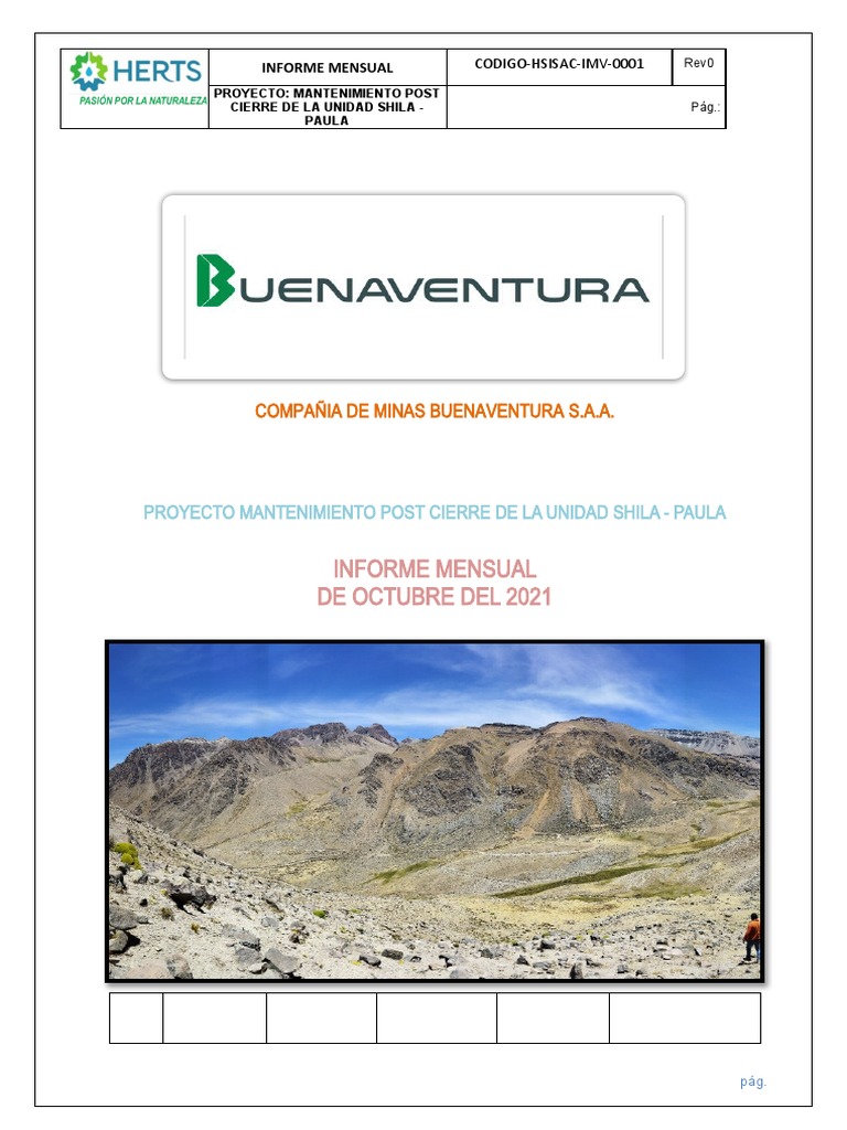 Informe de Valorización Octubre 2021 Herts | PDF | La seguridad ...