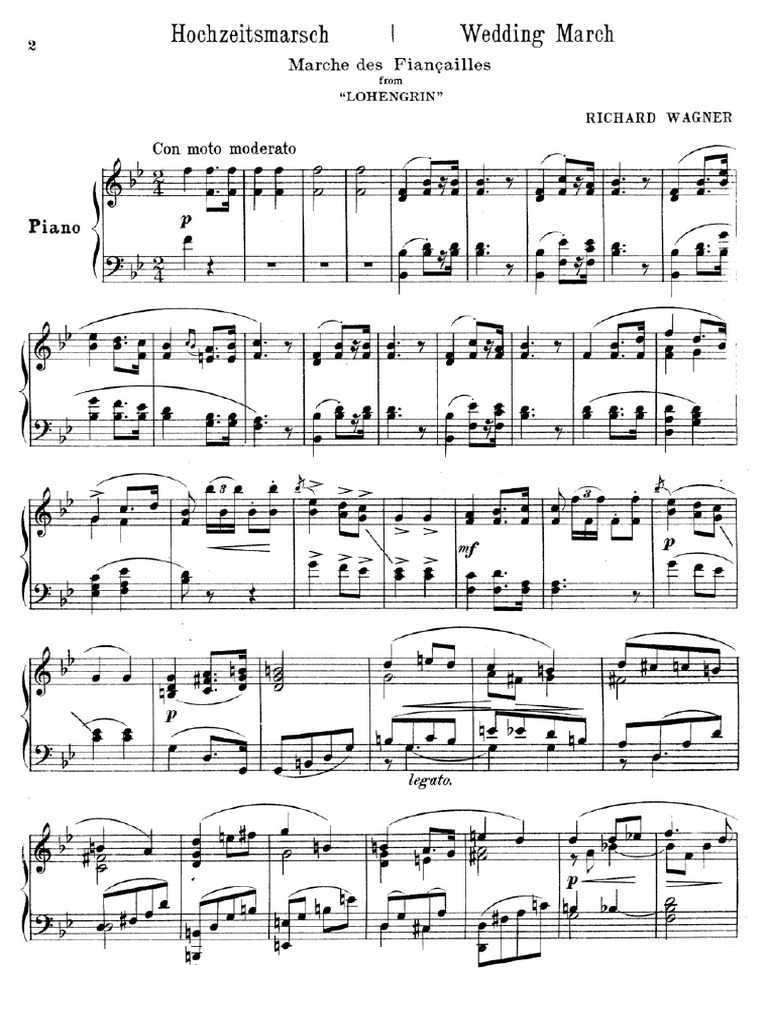 Wagner Marcia Nuziale Franz | PDF
