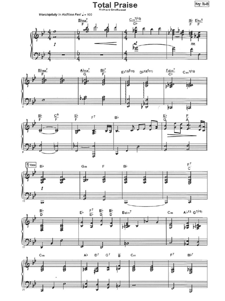 Total Praise Key | PDF