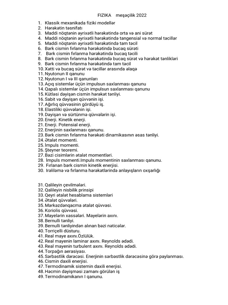 2022 FIZIKA 120 Sual 30məsələ | PDF