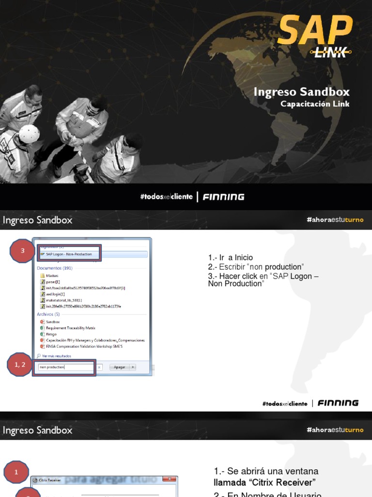 Sandbox Manual Ingreso | PDF