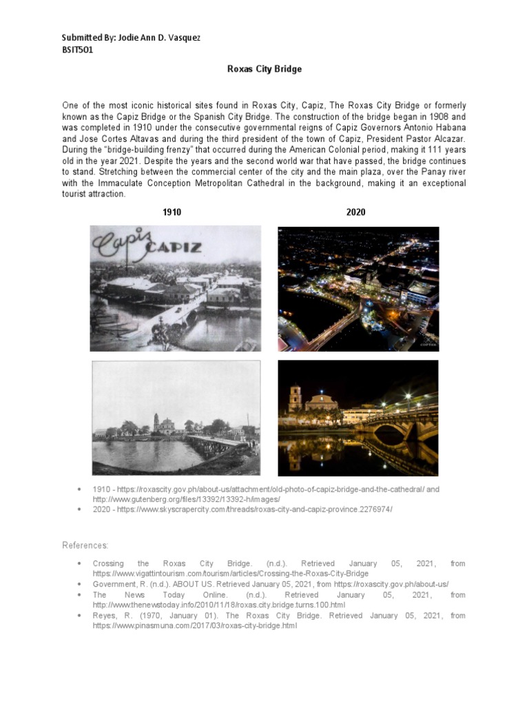 Roxas City Bridge | PDF