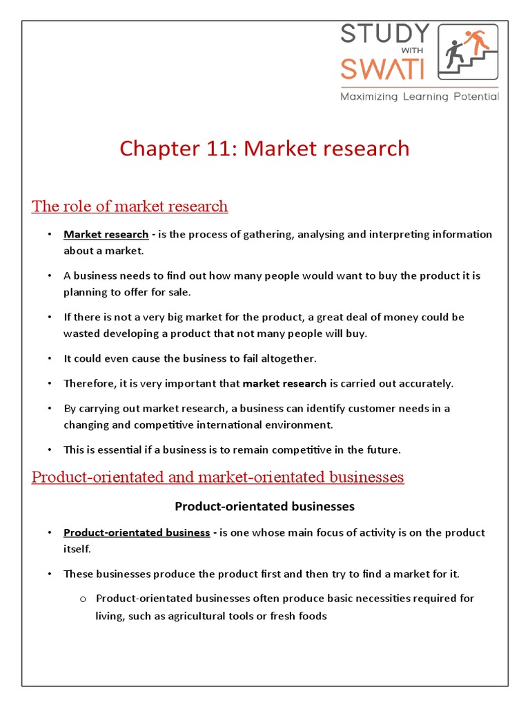 Chapter 11 - Notes | PDF | Questionnaire | Survey Methodology