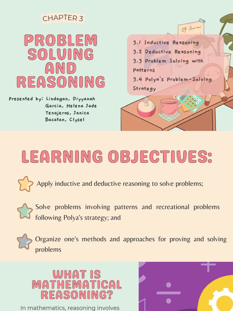 GEC-4-Chapter-3 Problem Solving and Reasoning | PDF | Inductive Reasoning | Reason