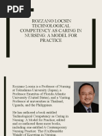 Rozzano Locsin's Theory - BSN1E | PDF | Nursing | Health Care