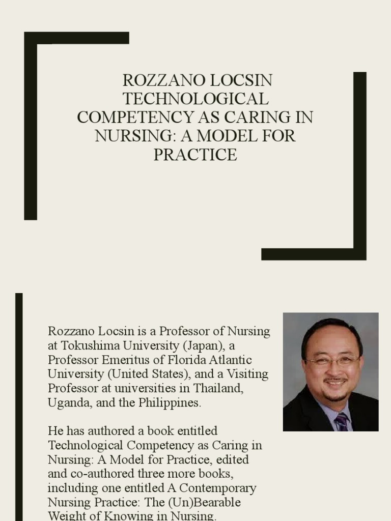 Rozzano Locsin | PDF | Cognition | Cognitive Science