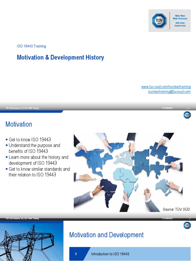 01 ISO 19443 Motivation and Development History | PDF | Quality ...