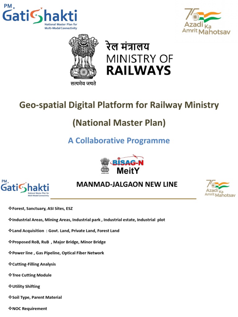 Manmad-Jalgaon Railway Geo-Platform | PDF | Earth Sciences