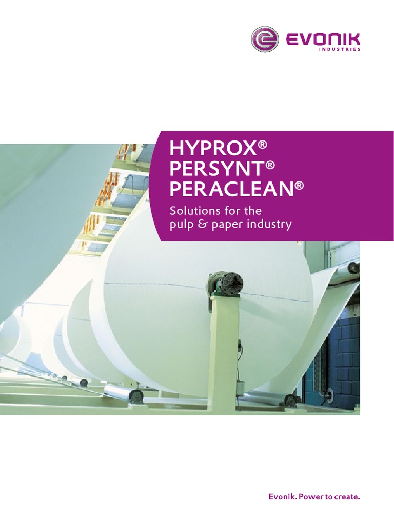 Hydrogen Peroxide and Peraceti Acid For The Pulp and Paper Industry ...