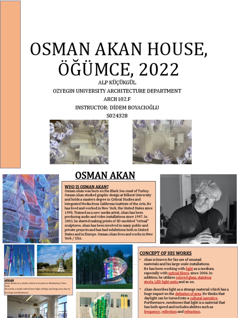 Alp Küçükgül - Osman Akan Project | PDF | Design