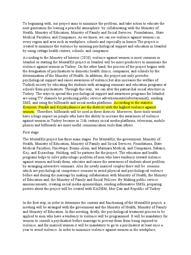 The Project Aims To Minimize The Problem | PDF | Violence | Social Media