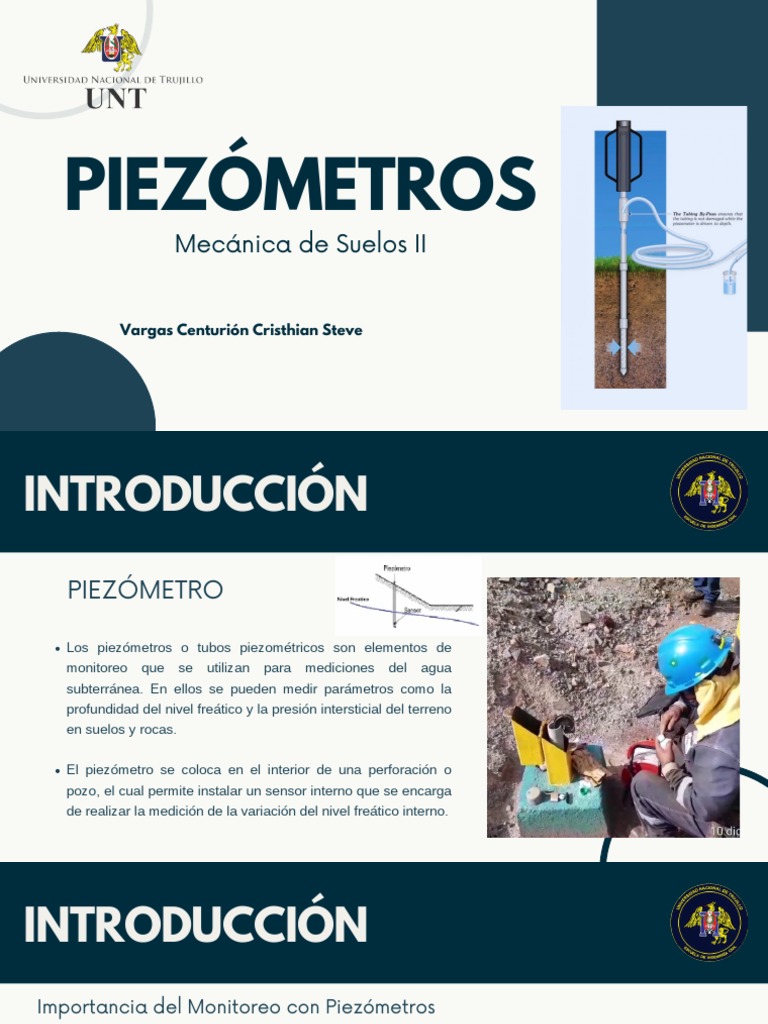 PIEZÓMETROS | PDF | Agua subterránea