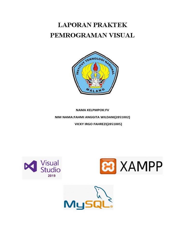 Laporan Praktek Visual Studio 2019 Pdf