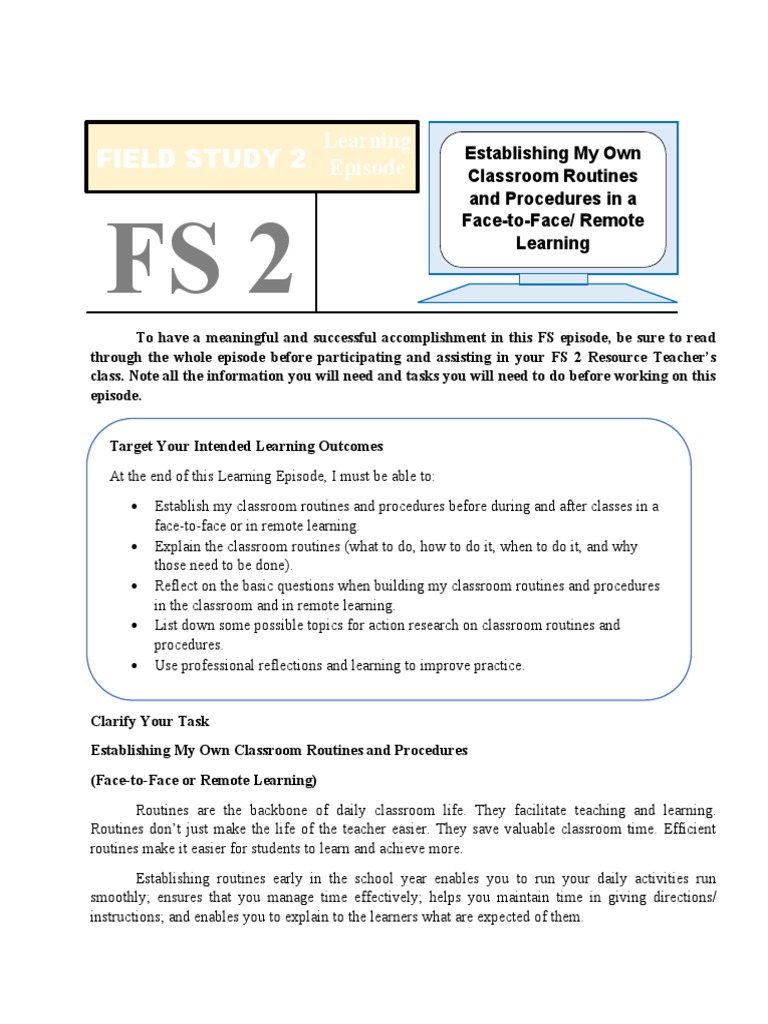 Episode 8 | PDF | Classroom | Learning