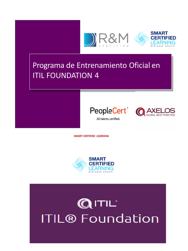 Introducción ITIL 4 - Foundation | PDF | Itil | Business