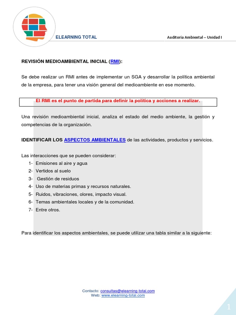 Unidad 1 - RMI | PDF | Entorno natural | Riesgo
