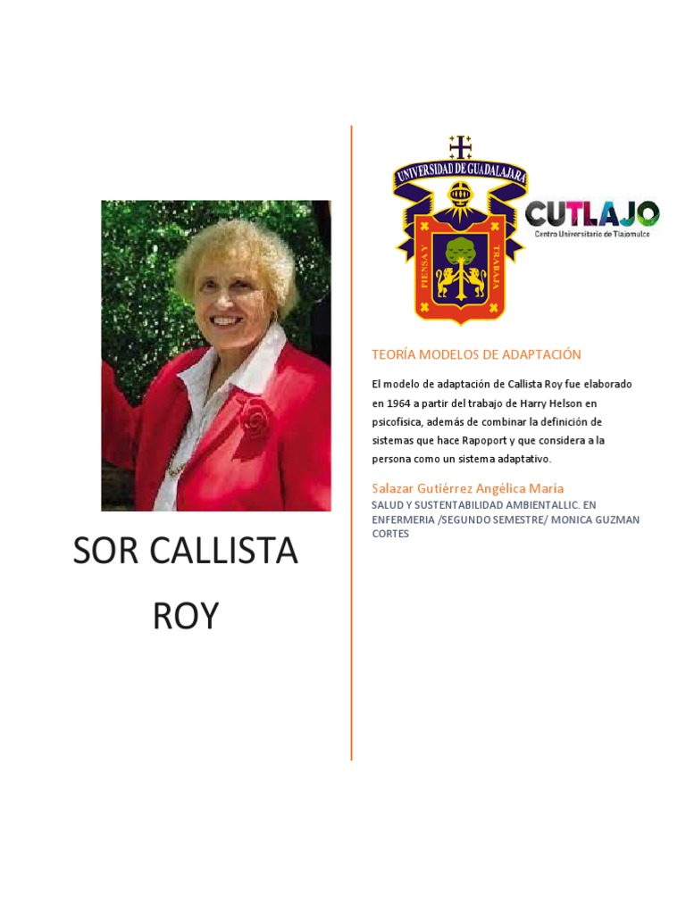 ACTIVIDAD 3. Teoría Modelos de Adaptación Sor Callista Roy-DESKTOP ...