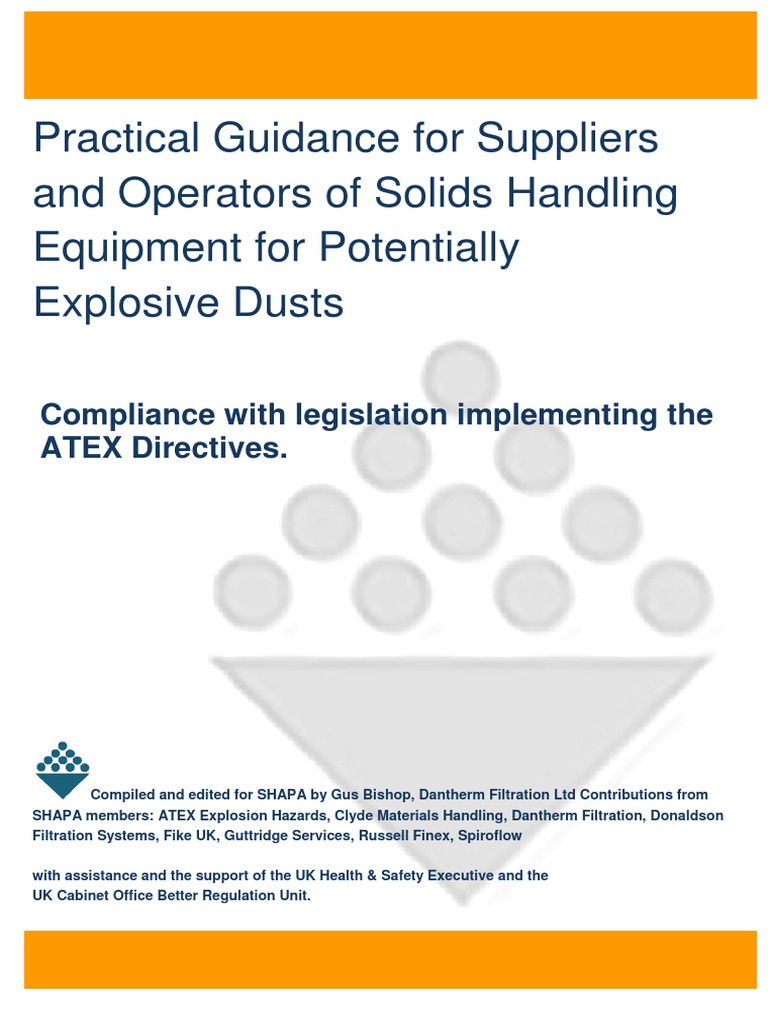 Practical Guidance For Suppliers and Operator of Solids Handling ...