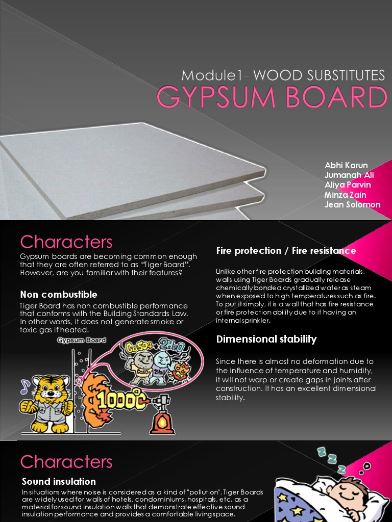 Gypsum Board | PDF | Drywall | Wall